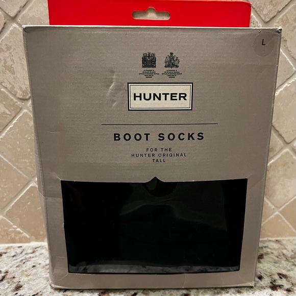 Hunter | Accessories | Hunter Black Boot Socks Size Womens L | Poshmark